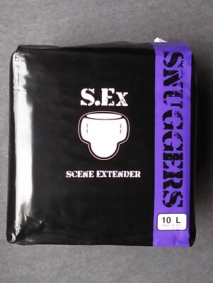Snuggers Scene Extenders Adult ABDL Diaper Large Rare Tykables Formerly ...