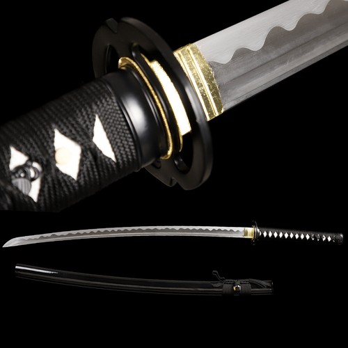 30'' Musashi Wakizashi Ready Sharp Japanese Samurai Sword 1095 Carbon ...