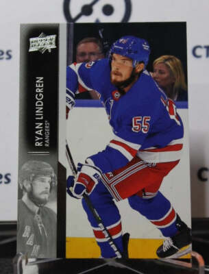 2021-22 UPPER DECK RYAN LINDGREN # 369 NEW YORK RANGERS NHL HOCKEY CARD ...