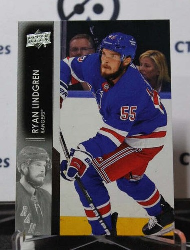 2021-22 UPPER DECK RYAN LINDGREN # 369 NEW YORK RANGERS NHL HOCKEY CARD ...