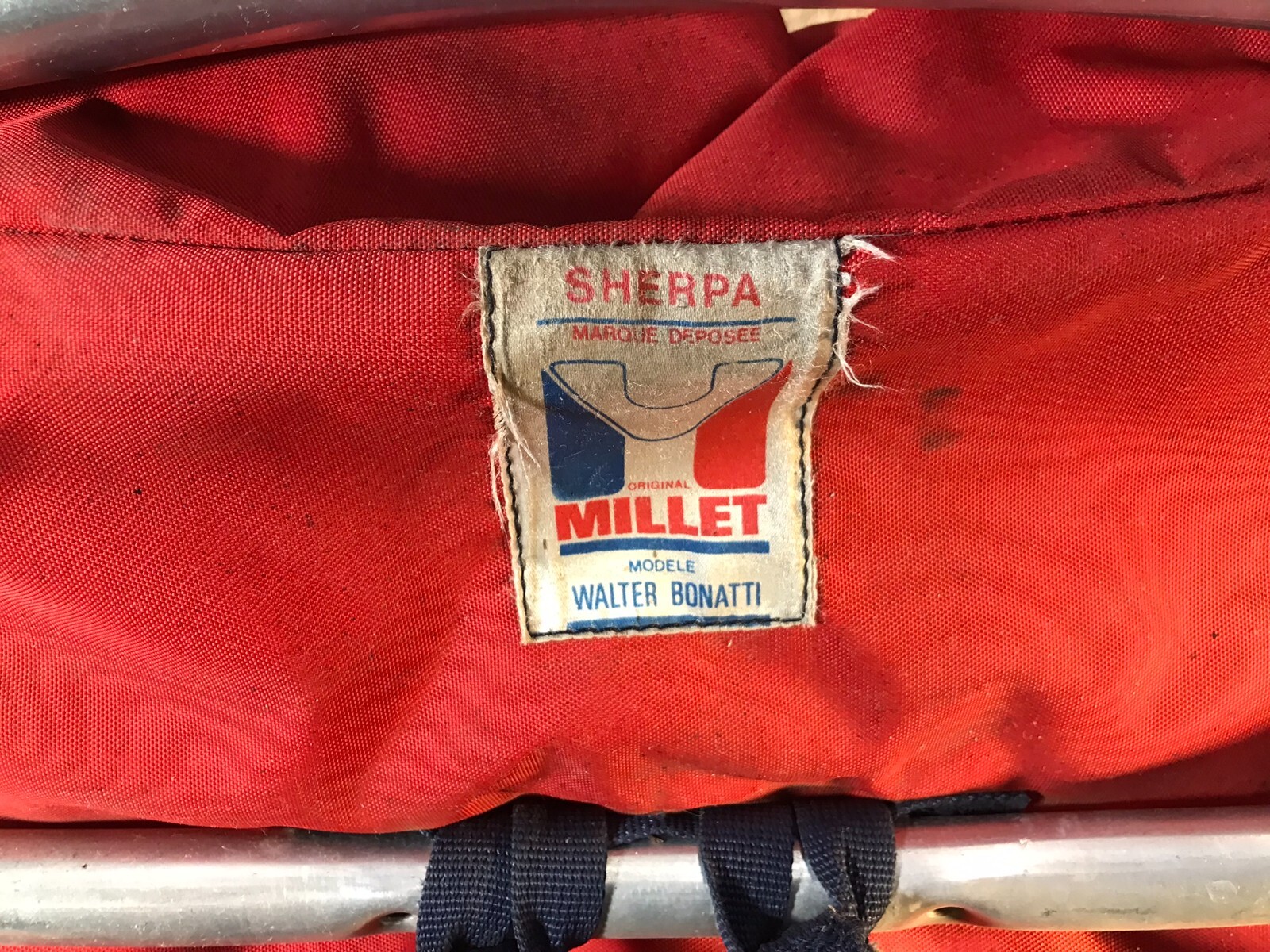 Ancien sac à dos de randonnée alpinisme MILLET Sherpa Walter Bonatti ...