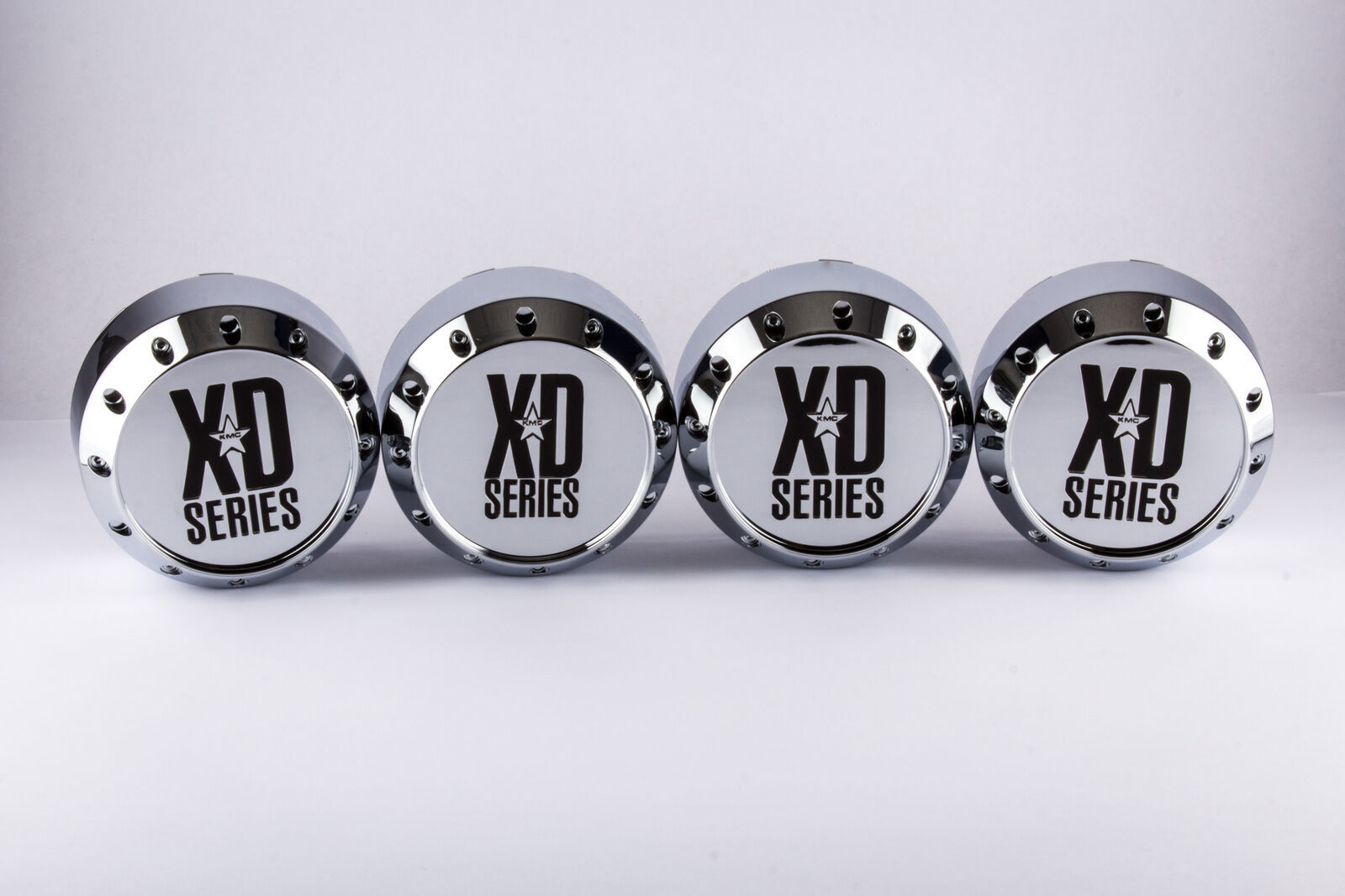 Set 4 XD Series Center Caps 5" KMC 464k131-2 8 Lug Hoss Badlands Balzac ...