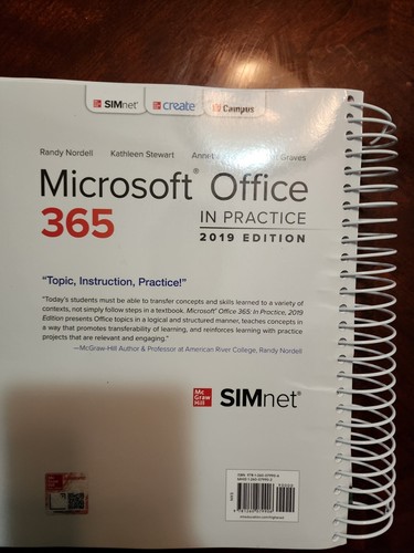 Microsoft Office 365: in Practice, 2019 Edition by Randy Nordell (2019, Spiral) for sale online ...