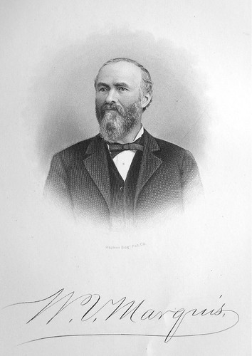 WILLIAM MARQUIS Ohio Hardware Merchant & Banker - 1883 Portrait Antique ...