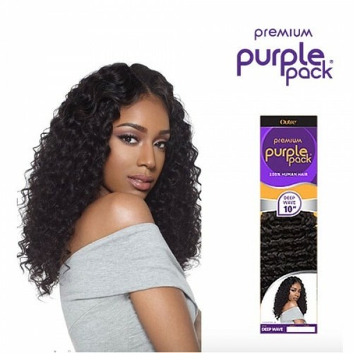 Outre Premium Purple Pack 100% Human Hair for Weaving DEEP WAVE | eBay