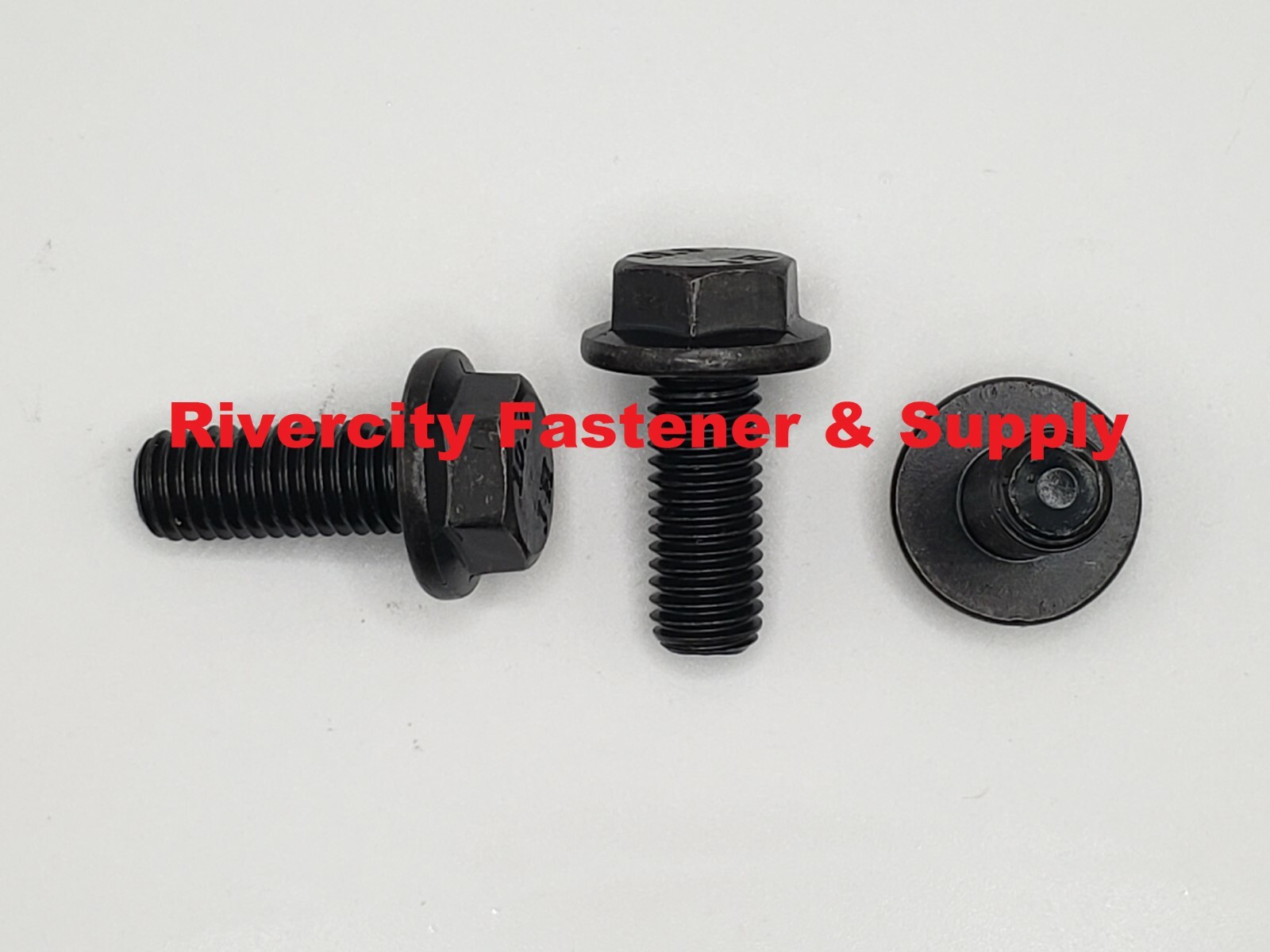 (3) M10-1.5 x 25 Metric Hex Flange Bolts 10mm x 25mm Screws M10x1.5x25 ...