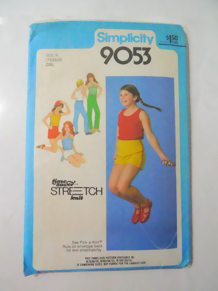 3 1970's Simplicity Girl Patterns- Size7-10 -Jiffy & Stretch #8177 ...