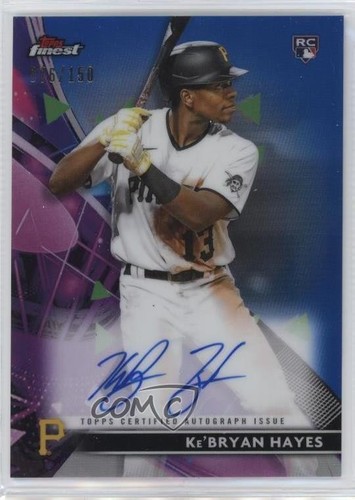 2021 Topps Finest Blue Refractor /150 Ke'Bryan Hayes #FA-KHA Rookie Auto RC | eBay