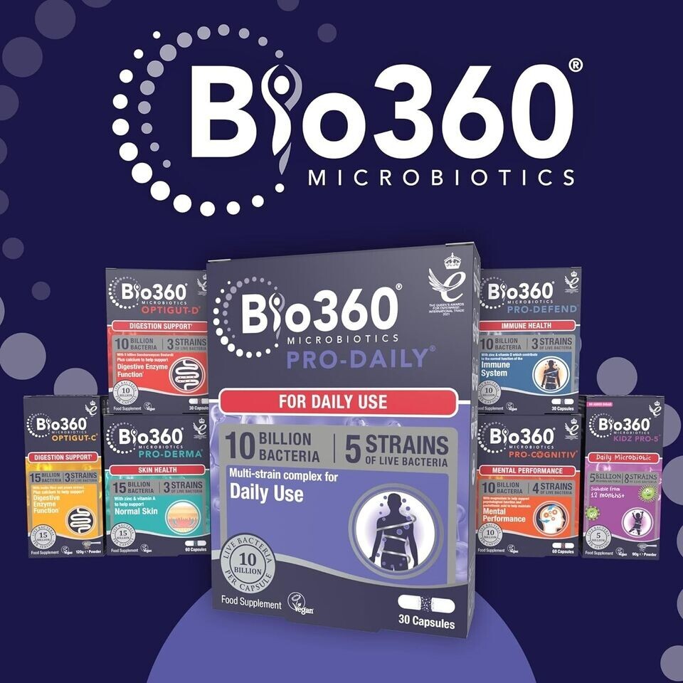 Natures Aid Bio360 Pro-Daily (10 Billion Bacteria) - 30 Capsules | eBay