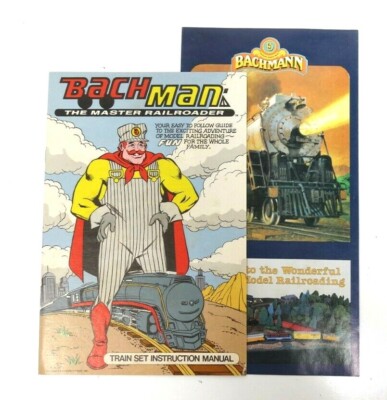 Vtg Bachmann Comic The Master Railroader and Catalog Brochure LOT Train ...
