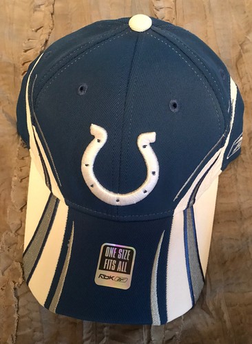 INDIANAPOLIS COLTS Football REEBOK Blue VINTAGE One Size Hat NEW Cap ...