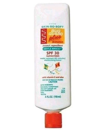 Avon Skin So Soft Bug Guard Plus Gentle Breeze® SPF 30 Lotion 4 oz. NOS ...
