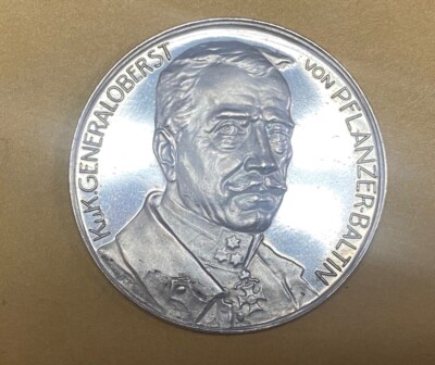 1916 GENERAL PFLANZER-BALTIN WW1 Silver PROOF Medal**** By Lauer | eBay