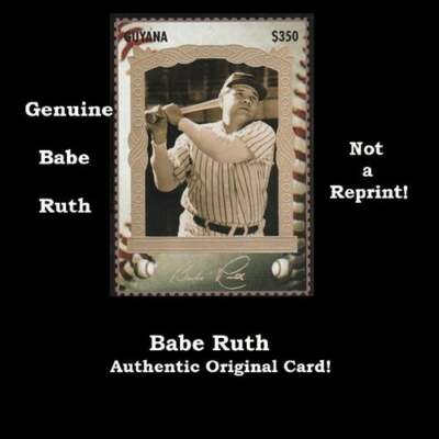 GENUINE Babe Ruth 100th Anniversary AUTHENTIC & ORIGINAL 1 Baseball ...