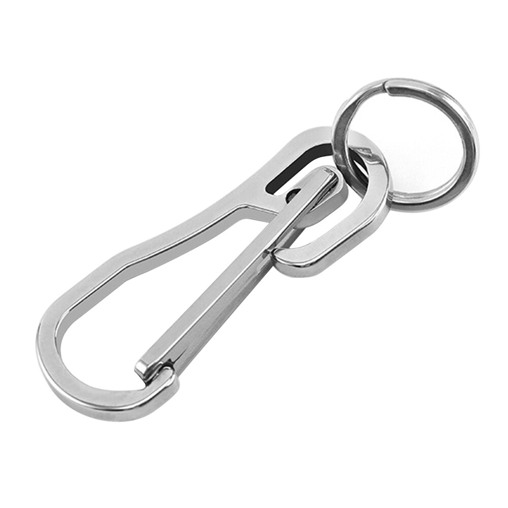 Stainless Steel Key Chain Carabiner Climbing Belt Buckles Key Ring ...