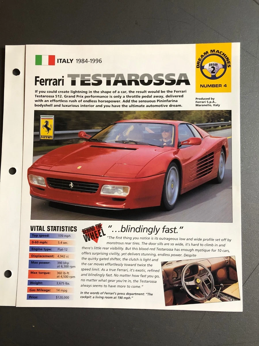 1996 Ferrari Testarossa