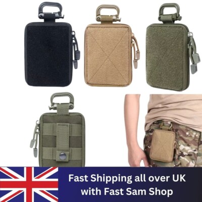 Military Small Wallet Tactical Molle EDC Pouch Range Bag Medical ...