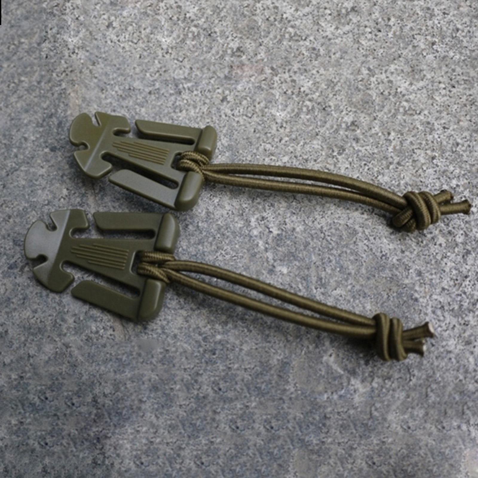 1 Pair Hanging Carabiner Hooks Mini High Strength Elastic Cord Hanging ...