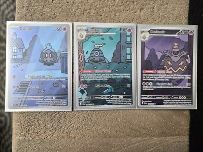Pokemon Shrouded Fable ILLUSTRATION RARE LOT 3 Card Set - Duskull Full ...