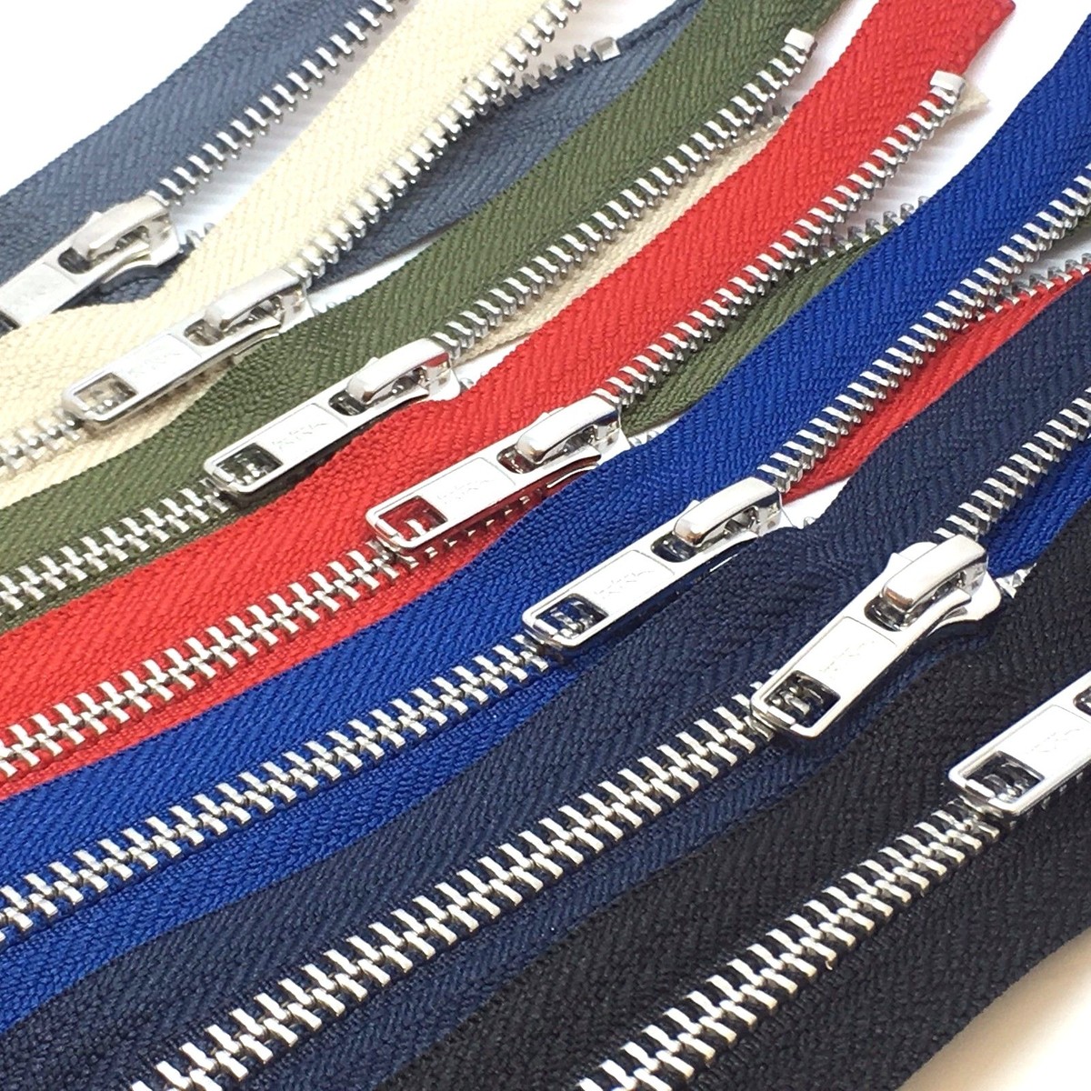 Metal Zipper Open YKK Open End Zip Medium Weight, Metal (Silver