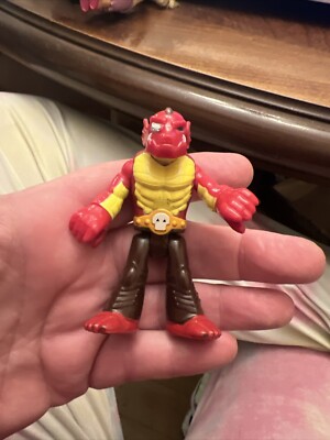 Fisher-Price Imaginext Red Dragon Knight Guard Castle Serpent 3" Action ...