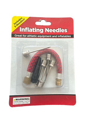7 Piece All Purpose INFLATING NEEDLES Ball Sports Carded | eBay