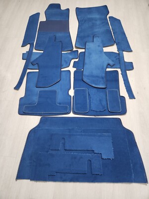 NEW R107 Mercedes Carpet kit for 380SL 450SL 500LS 560SL Dark Blue Loop ...
