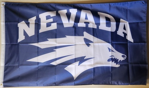 Nevada Wolf Pack NCAA Football Flag Double Side Print 3x5 Ft W ...