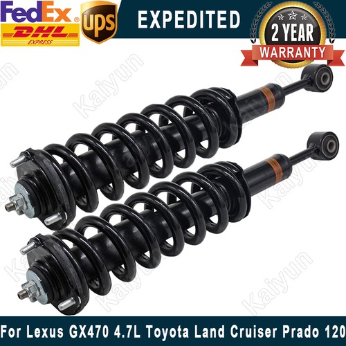 2x Front L+R Air Shock Strut For Lexus GX470 4.7L Toyota Land Cruiser ...