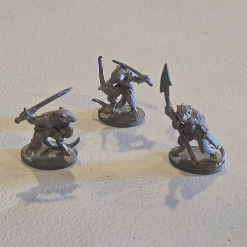 Wererat - 702 - 3x METAL MINIATURE FIGURE - JULIE GUTHRIE - GRENADIER ...