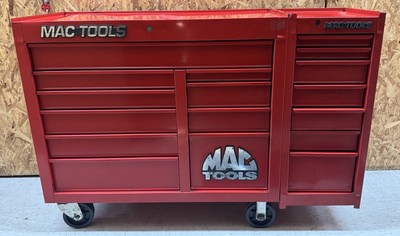 MAC Tools Tech 1000 10 Drawer Tool Box With 7 Drawer Side Cabinet ...