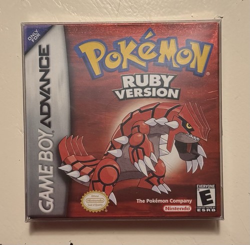 Nintendo Game Boy Advance Pokemon RUBY Version CIB w/ Sealed e-card ...