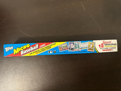 1992 Topps MICRO Baseball Set With All Stars Mint/NM Condition Gold ...