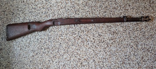 K98 Rifle Stock Israeli with Hardware Butt Plate 762 Marked WW2 Mauser ...