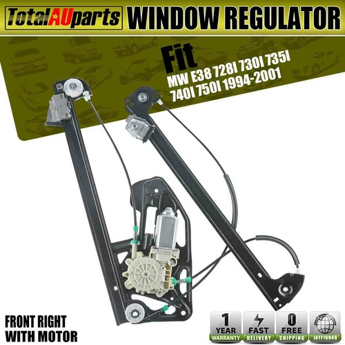 Front Right Window Regulator for BMW E38 725 728i 730i 735i 740i 750i ...
