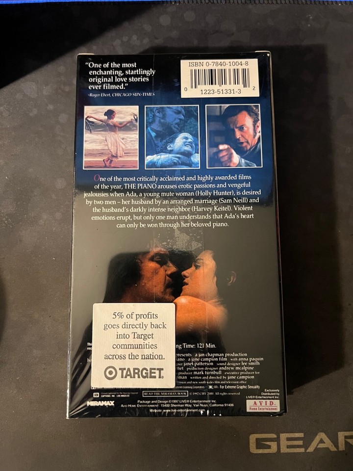 The Piano VHS New Sealed | eBay
