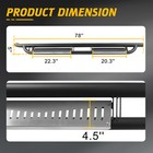 Running Boards Fits 2019-2025 Ford Ranger Supercrew Cab Side Rails Step ...