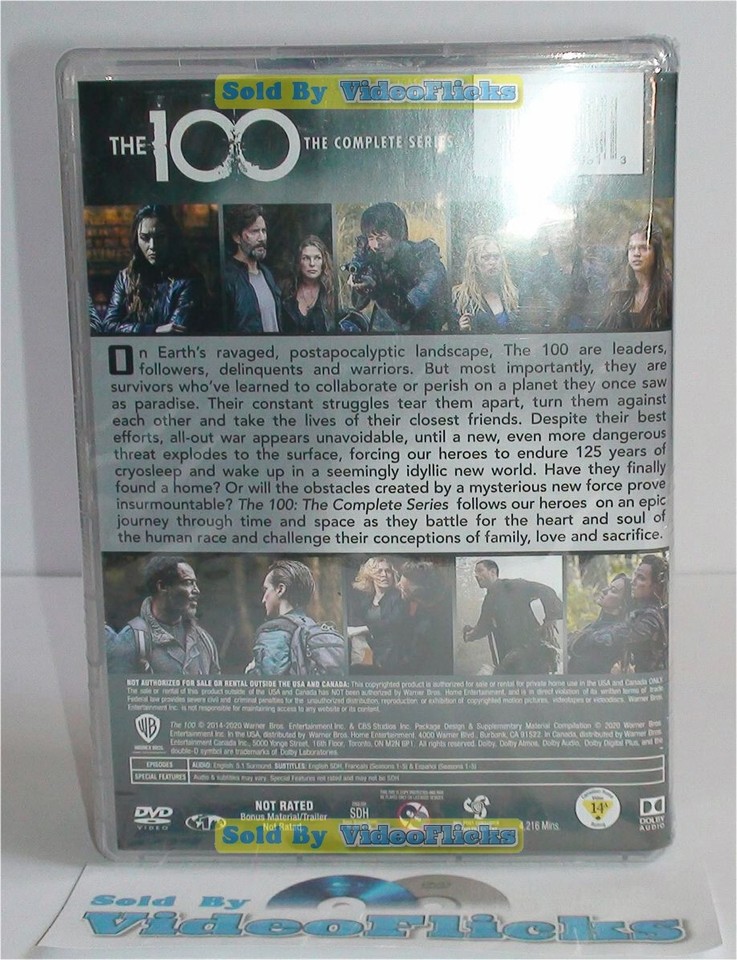 The 100 Complete Series Seasons 1-7 DVD 24-Disc Box Set New Sealed ...