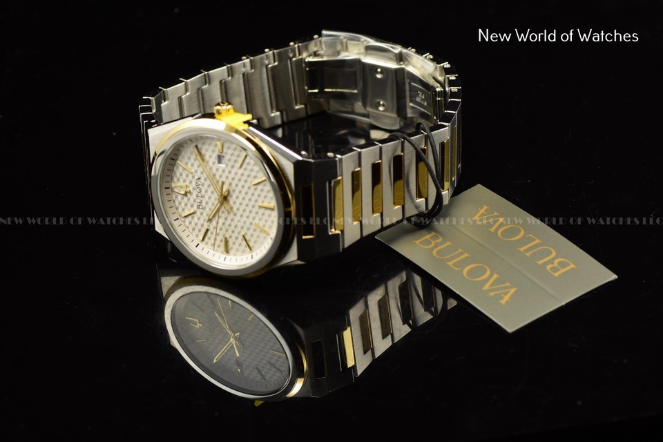 Bulova Classic Two-Tone Stainless Steel Quartz Men's Watch 98B424 | eBay