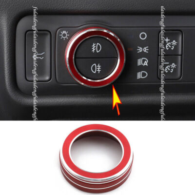 For Ford Explorer 2020-2022 Red Interior Function Control Button Ring ...