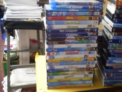 (24) DreamWorks Children's Animated DVD Lot: Home Croods Boss Baby ...