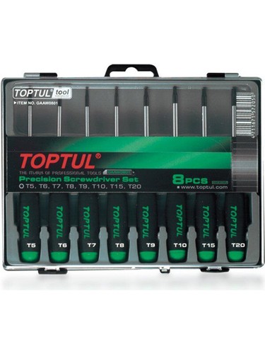 Toptul 8pcs Precision Torx Screwdriver Set (GAAW0801) | eBay