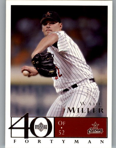 2003 Upper Deck 40-Man Baseball Card #354 Wade Miller | eBay