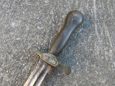 1850 Model Original French Antique Glaive Short Sword LA LOI without ...