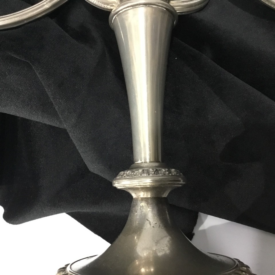 Vintage silver plated Lanthe Of England Two Arm Candelabra 29cm tall ...