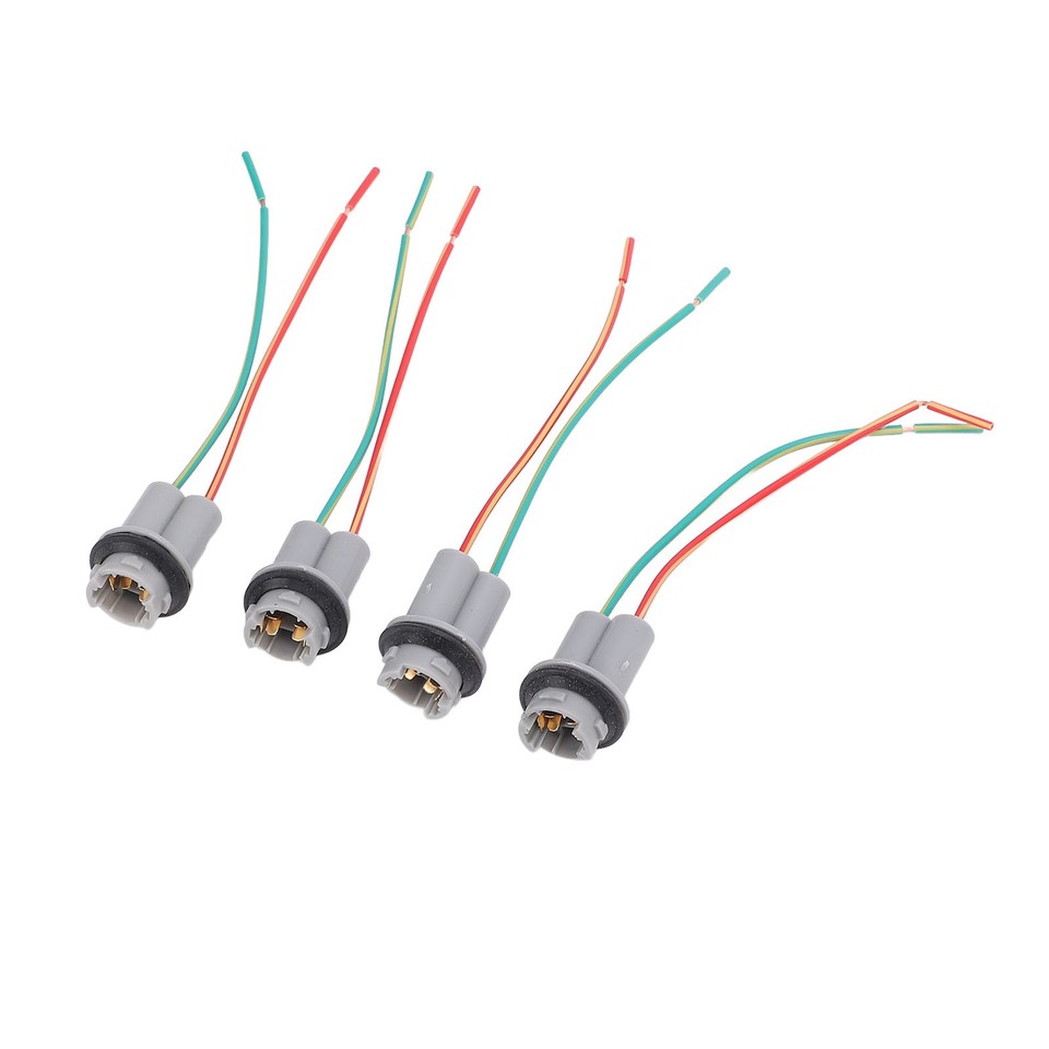4Pcs Bulb Socket Wiring Harness Socket Connector With For Wedge Base ...