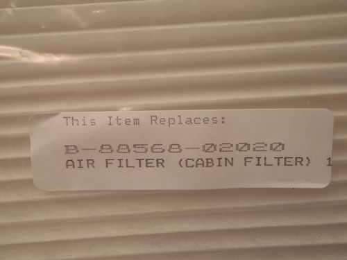Toyota Genuine Part 88568-02020 Cabin Air Filter | eBay