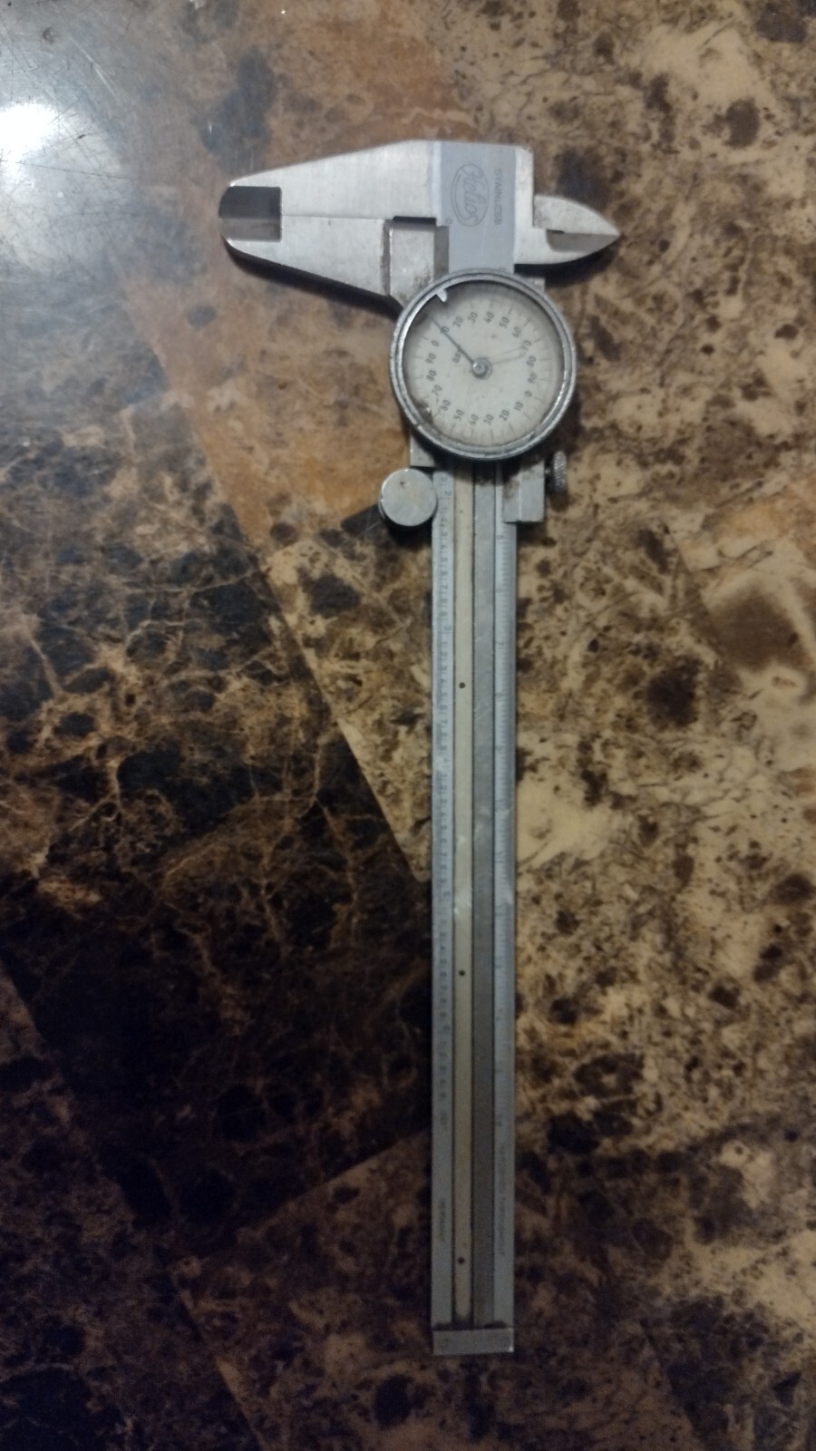 Helios .001 Hardened Stainless Steel Dial Caliper 9” Long Germany | eBay