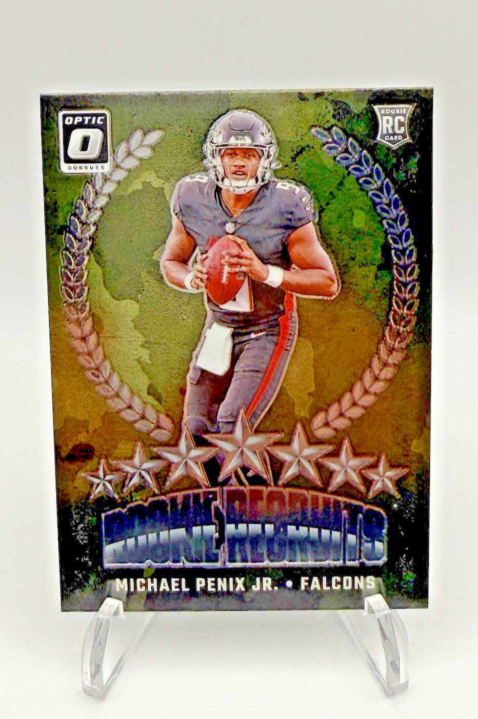 Michael Penix Jr. 2024 Optic #10 Rookie Recruits Price Guide - Sports ...