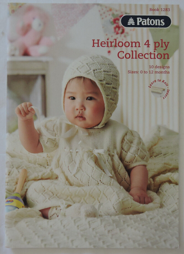 Patons Baby Knitting Book 1283 Heirloom Collection 10 Designs 0 to 12 ...
